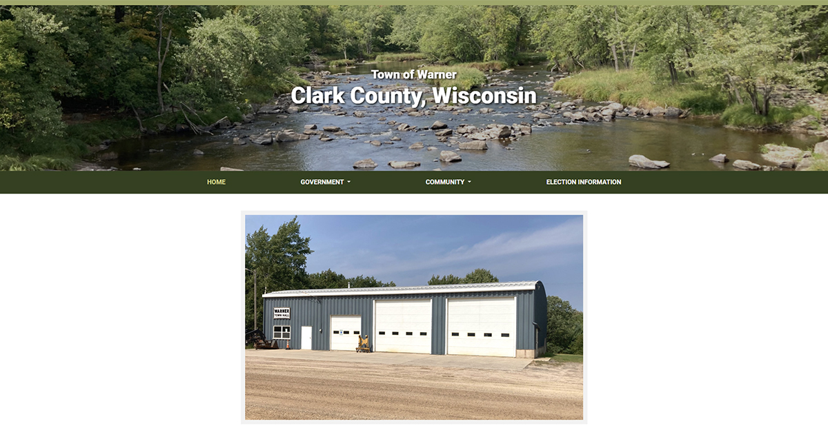 Area Information | Town of Warner, Clark County, Wisconsin